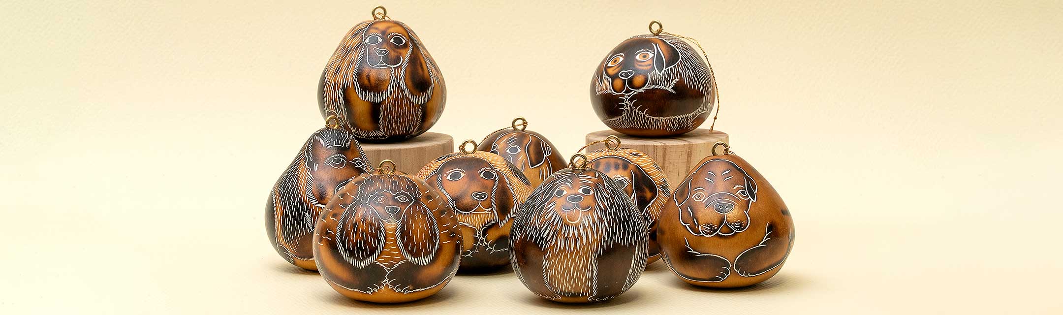 mini gourd ornaments